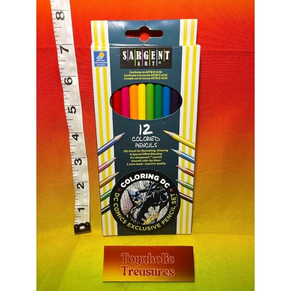 DC Comics | Toys | Dc Comics Exclusive Colored Pencil Set By Sargent ...